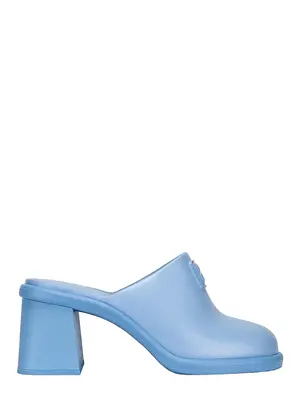 Miu Miu Soft Mules - Celeste