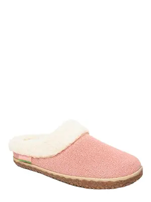 Minnetonka MINNETONKA Spruce Faux Fur Slipper Blush