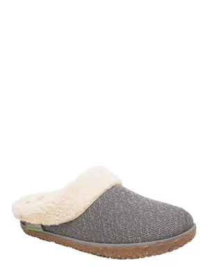 Minnetonka MINNETONKA Spruce Faux Fur Slipper Grey