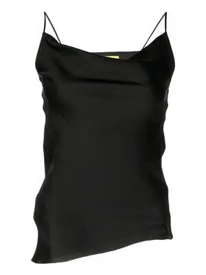 MARQUES' ALMEIDA Draped Slip Tank Top - Black