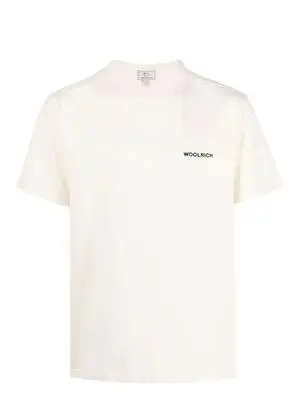 Woolrich Chest Logo-print T-shirt - Neutrals