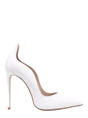 LE SILLA Ivy 120mm Pointed Toe Pumps - White