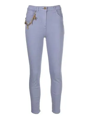 Elisabetta Franchi Charm-detail Denim Jeans - Blue