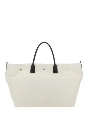 Saint Laurent Maxi Rive Gauche Tote Bag - Neutrals