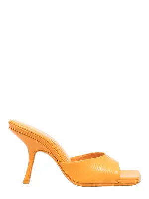 By Far 95mm Mora Sandals - Orange