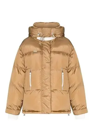 SHOREDITCH SKI CLUB Willow High-neck Puffer Jacket - Neutrals