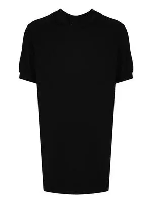 Boris Bidjan Saberi Raw-cut Hem Cotton T-shirt - Black