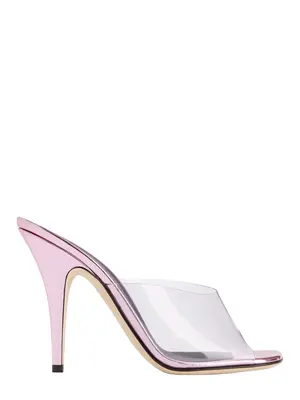 GIUSEPPE ZANOTTI 105mm Earthshine Plexi Sandals - Pink
