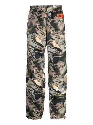 Heron Preston Camouflage-print Track Pants - Green