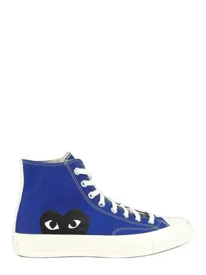 Play Comme Des Garcon Cdg Play X Converse Chuck Taylor All Star Single Heart High-top Sneakers - Blue