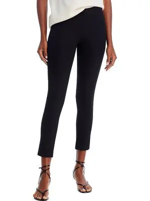 Veronica Beard Zip Back Scuba Pants - Black
