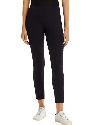 Veronica Beard Zip Back Scuba Pants - Navy