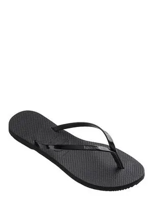 Havaianas You Metallic Slim Flip-flops - Black