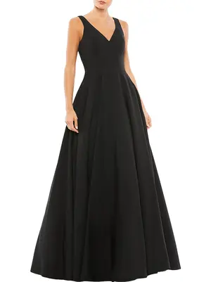 Mac Duggal Mac Duggal Classic Sleeveless A-Line Ballgown Black