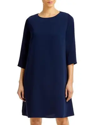 Caroline Rose A-line Dress - Navy