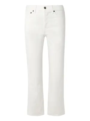THE ROW The Row Lesley Cropped Jeans White
