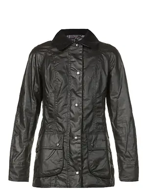 Barbour Beadnell Waxed-cotton Jacket - Navy