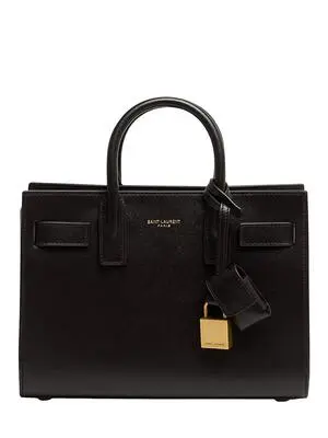 Saint Laurent Sac De Jour Nano Top-Handle Bag Chicory
