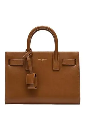Saint Laurent Sac De Jour Nano Top-Handle Bag Fox