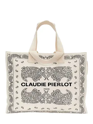 Claudie Pierlot Paisley-print Cotton Tote - Divers