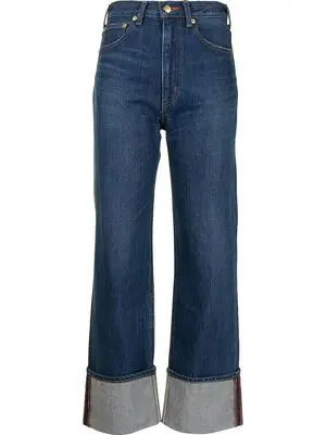 TU ES MON TRESOR Straight-leg Jeans - Blue