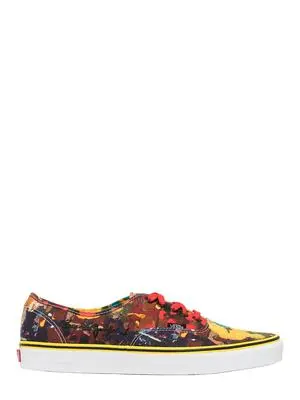 VANS Authentic Graphic-print Sneakers - Yellow