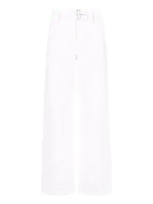 JIL SANDER Wide-leg Denim Jeans - White