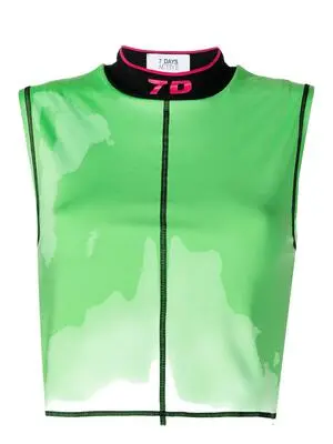 7 DAYS ACTIVE Picabo Running Top - Green