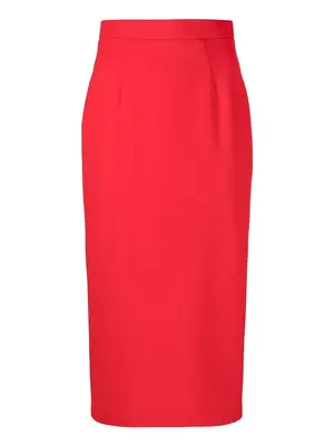 ULYANA SERGEENKO High-waisted Skirt - Red