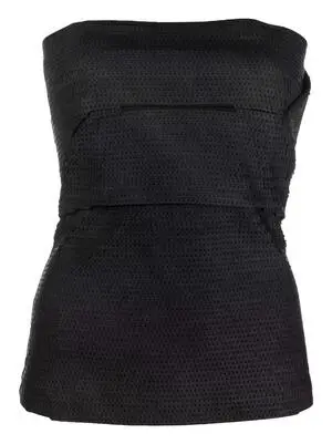 RICK OWENS Rick Owens Embroidered Bustier Top