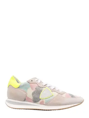 Philippe Model Trpx Camouflage-print Sneakers - Neutrals