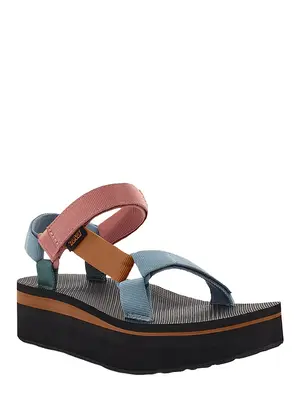 Teva Flatform Universal Sandals Blue/pink
