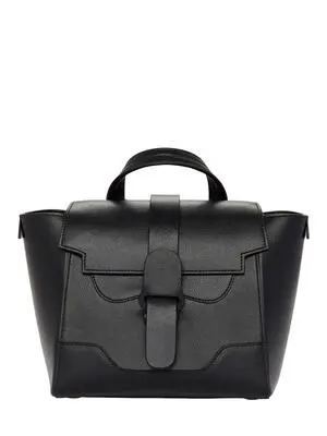 Senreve SENREVE Mini Maestra Leather Satchel Noir