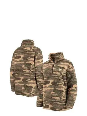 G-III SPORTS BY CARL BANKS Pittsburgh Penguins Sherpa Quarter-zip Jacket - Camo
