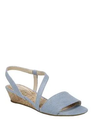 LIFESTRIDE Yasmine Wedge Sandal Light Blue