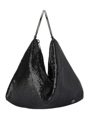 OLGA BERG Mesh Convertible Bag Black