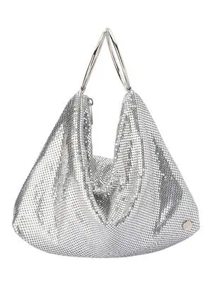 OLGA BERG Mesh Convertible Bag - Silver