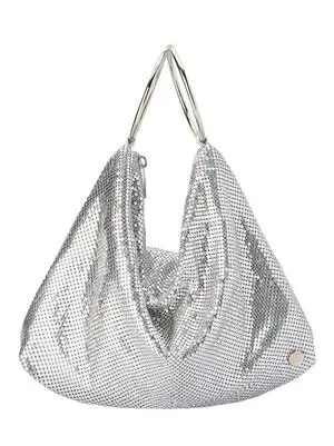 OLGA BERG Mesh Convertible Bag - Silver