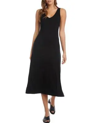 Karen Kane Brigitte Sleeveless Midi Dress - Black