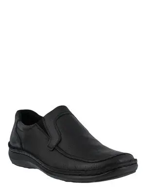 SPRING STEP SHOES Niccolo Moc Toe Loafer - Black