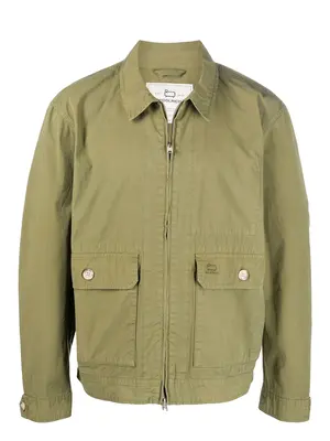 Woolrich Zip-up Bomber Jacket - Green
