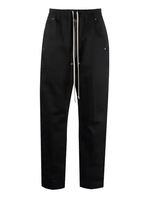 Rick Owens Drop-crotch Drawstring Trousers - Black