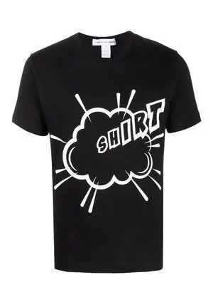 Comme Des Garçons Graphic-print T-shirt - Black