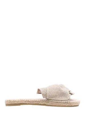 Manebí Ruched Espadrilles - Neutrals