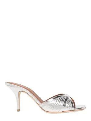 MALONE SOULIERS Perla Open-toe Mules - Silver