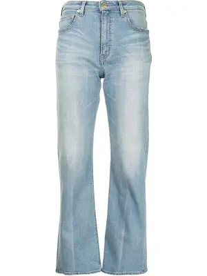 TU ES MON TRESOR The Amethyst Flare Leg Jeans - Blue
