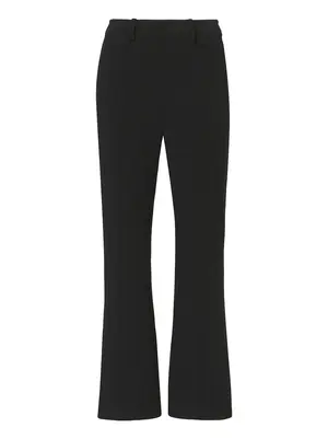 Proenza Schouler White Label Cropped Kick-flare Trousers - Black