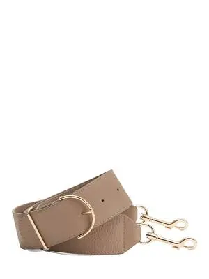 Cuyana Adjustable Wide Luggage Strap - Cappuccino