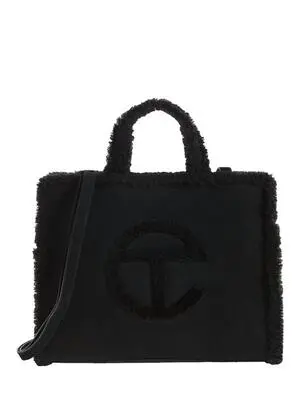 UGG X Telfar Medium Genuine Shearling Shopper - Black