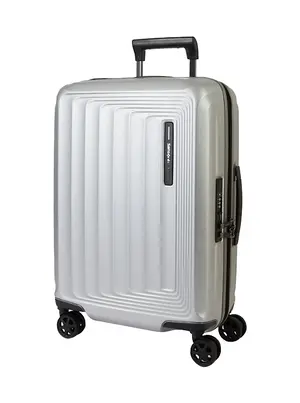 SAMSONITE Polypropylene 4-wheel Spinner Suitcase 65cm - Matt Silver